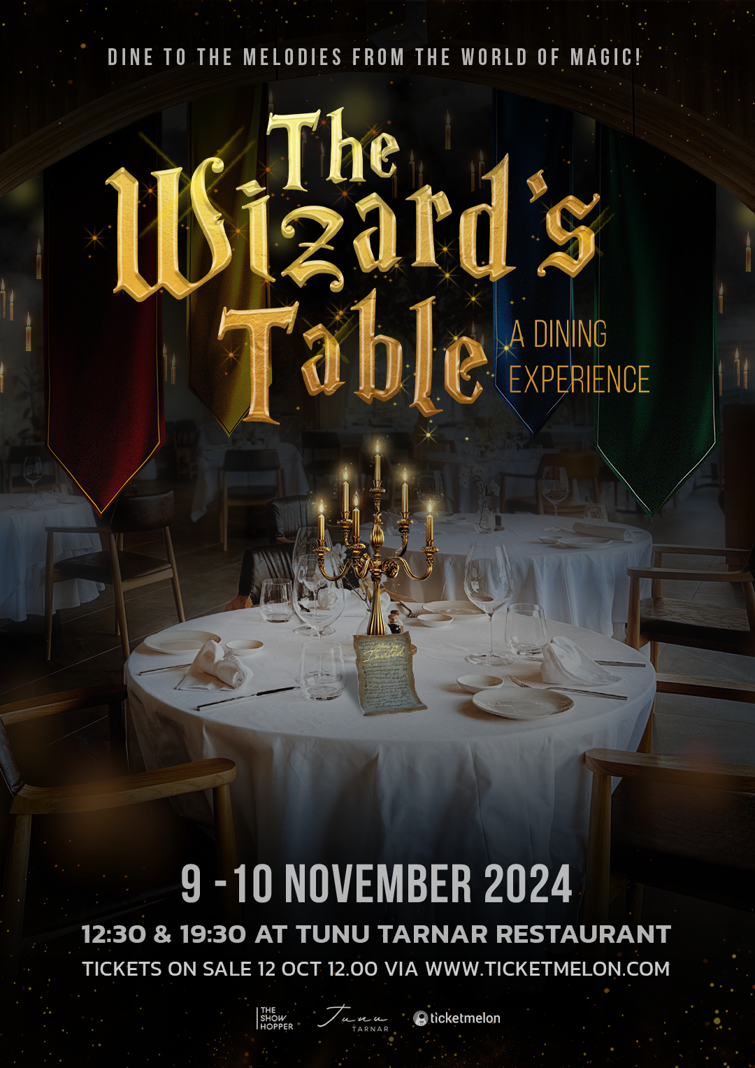 (10 November - 19.30) The Wizard’s Table : A Dining Experience ...