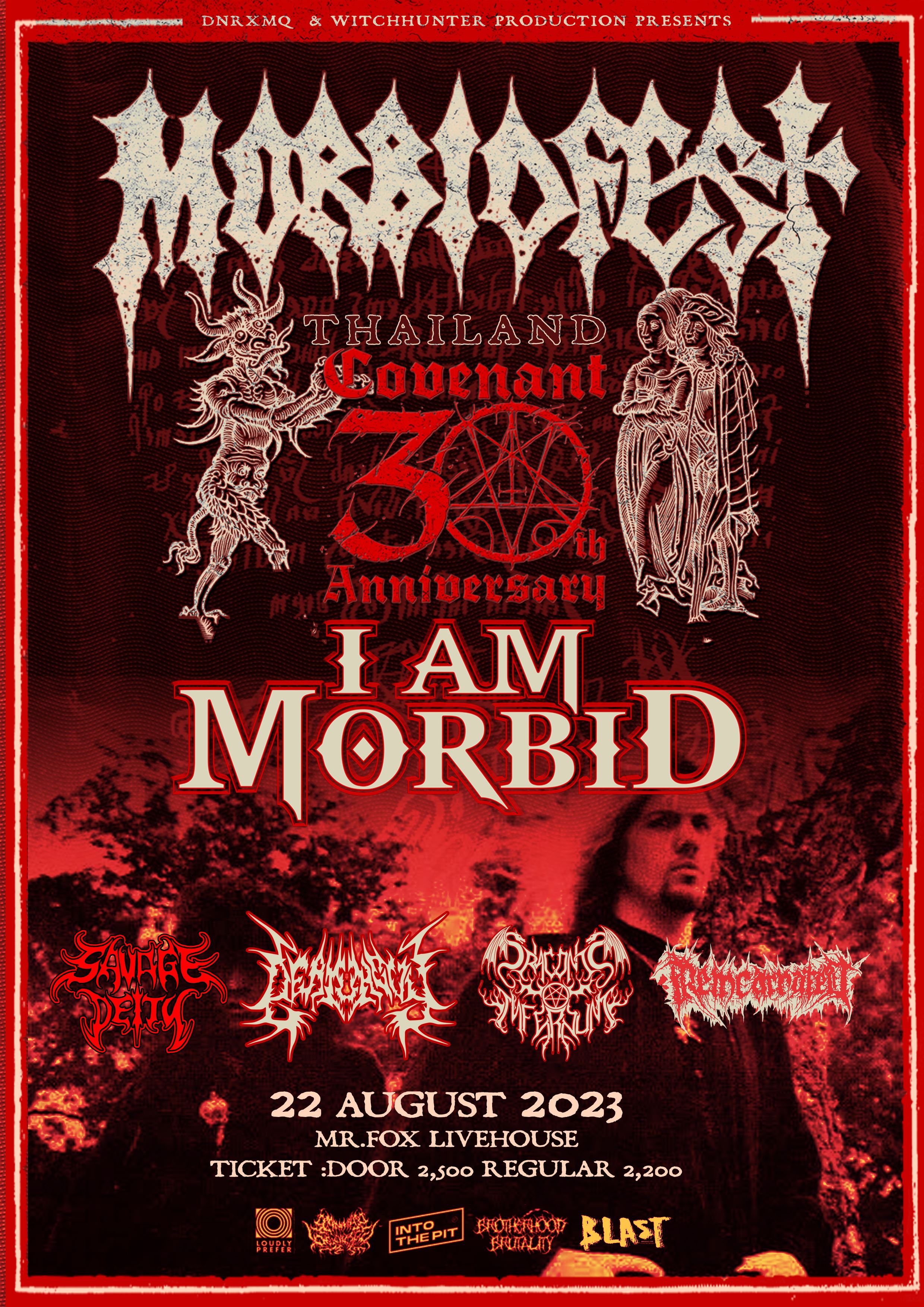 MORBID FEST THAILAND: COVENANT 30TH ANNIVERSARY (I AM MORBID) - Ticketmelon