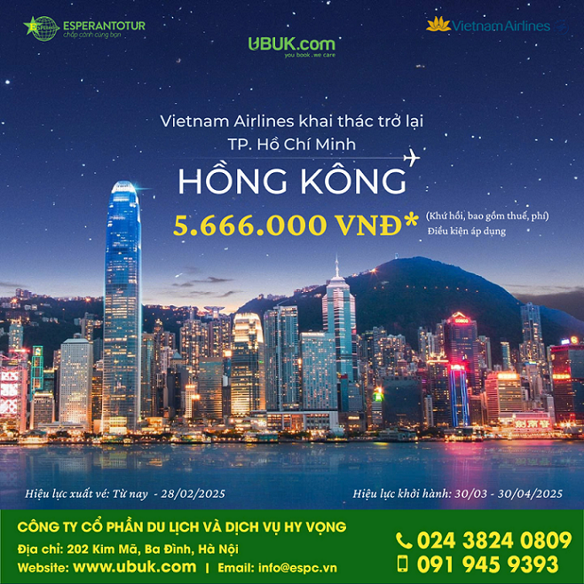 CƠ HỘI DU LỊCH HẤP DẪN CÙNG VIETNAM AIRLINES