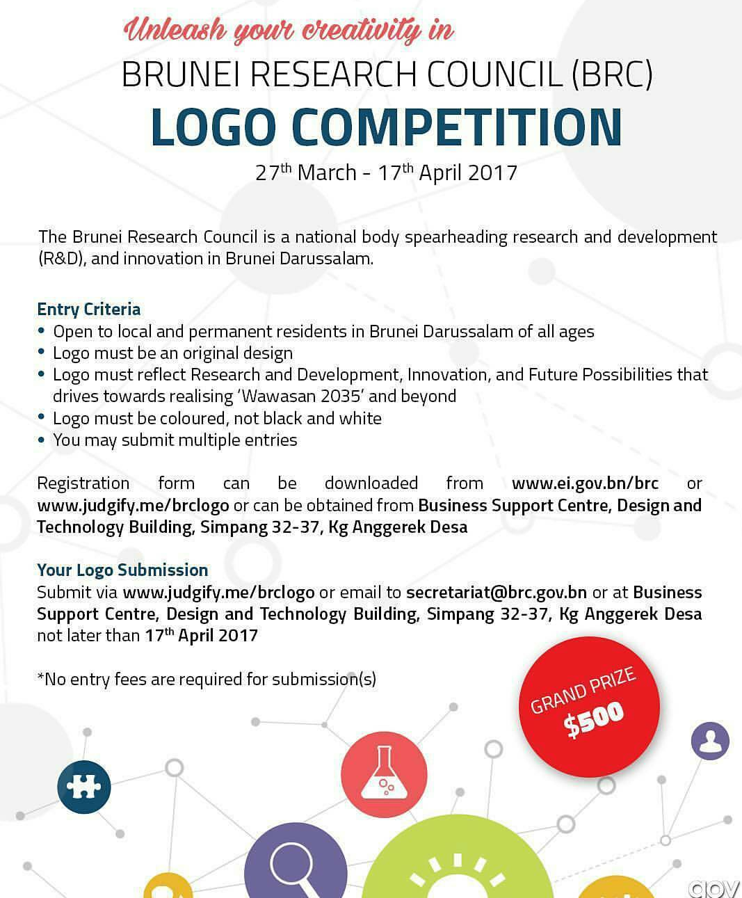 Brunei Research Council Logo Design Competition 2017
