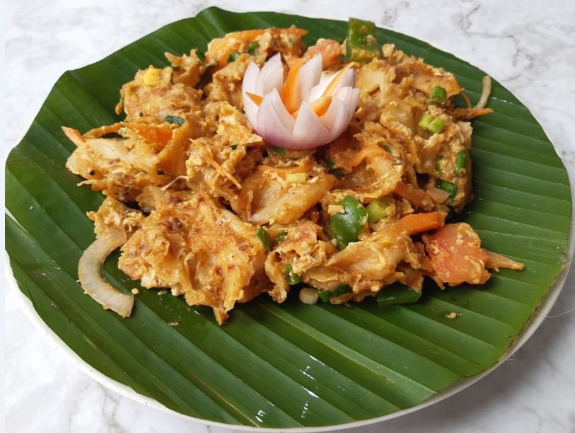 Cheese & Roasted Chicken Kottu