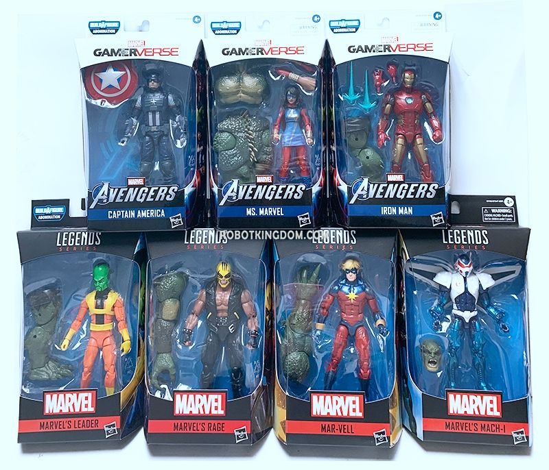 Hasbro Marvel Legends Gamerverse 6" Wave set of 7 BAF Abomination ...