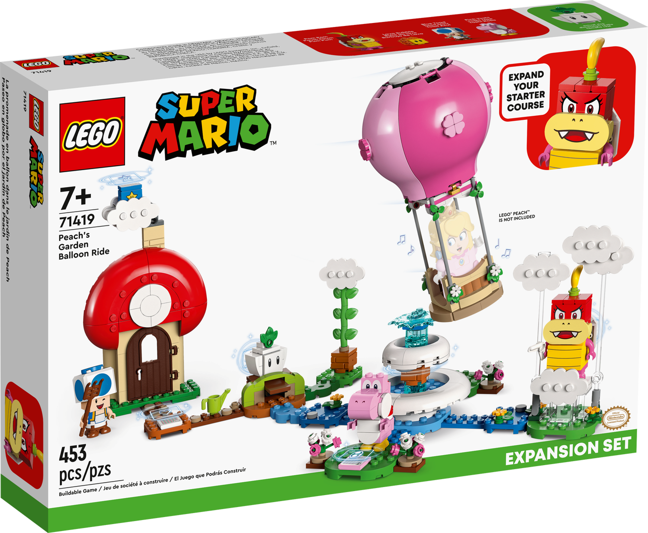 LEGO 超級瑪利歐系列 71419 Peach's Garden Balloon Ride Expansion Set | Yasuee ...