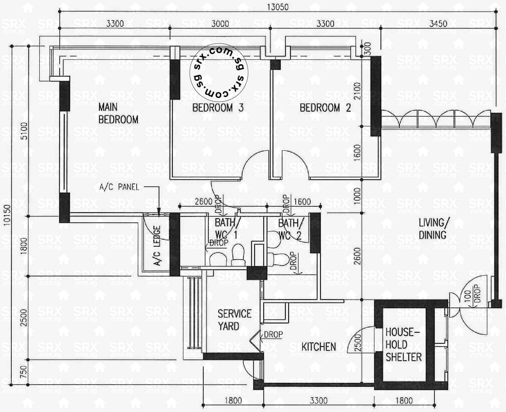 Floor Plans for Bedok Central HDB Details | SRX Property