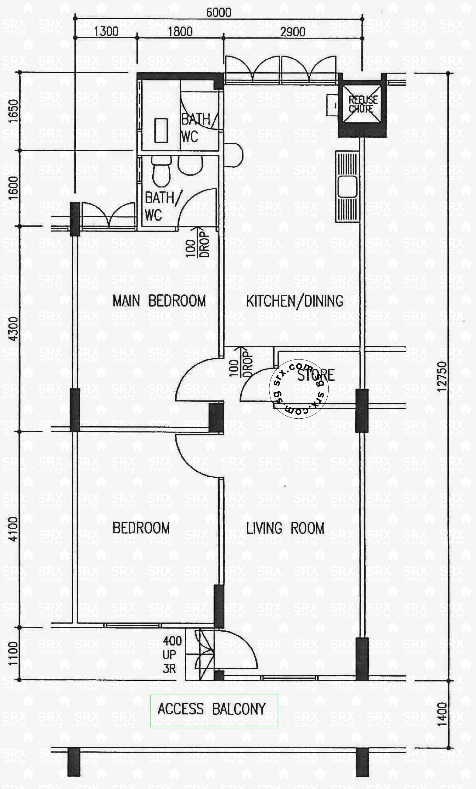 Floor Plans for Bedok Reservoir Road HDB Details | SRX Property
