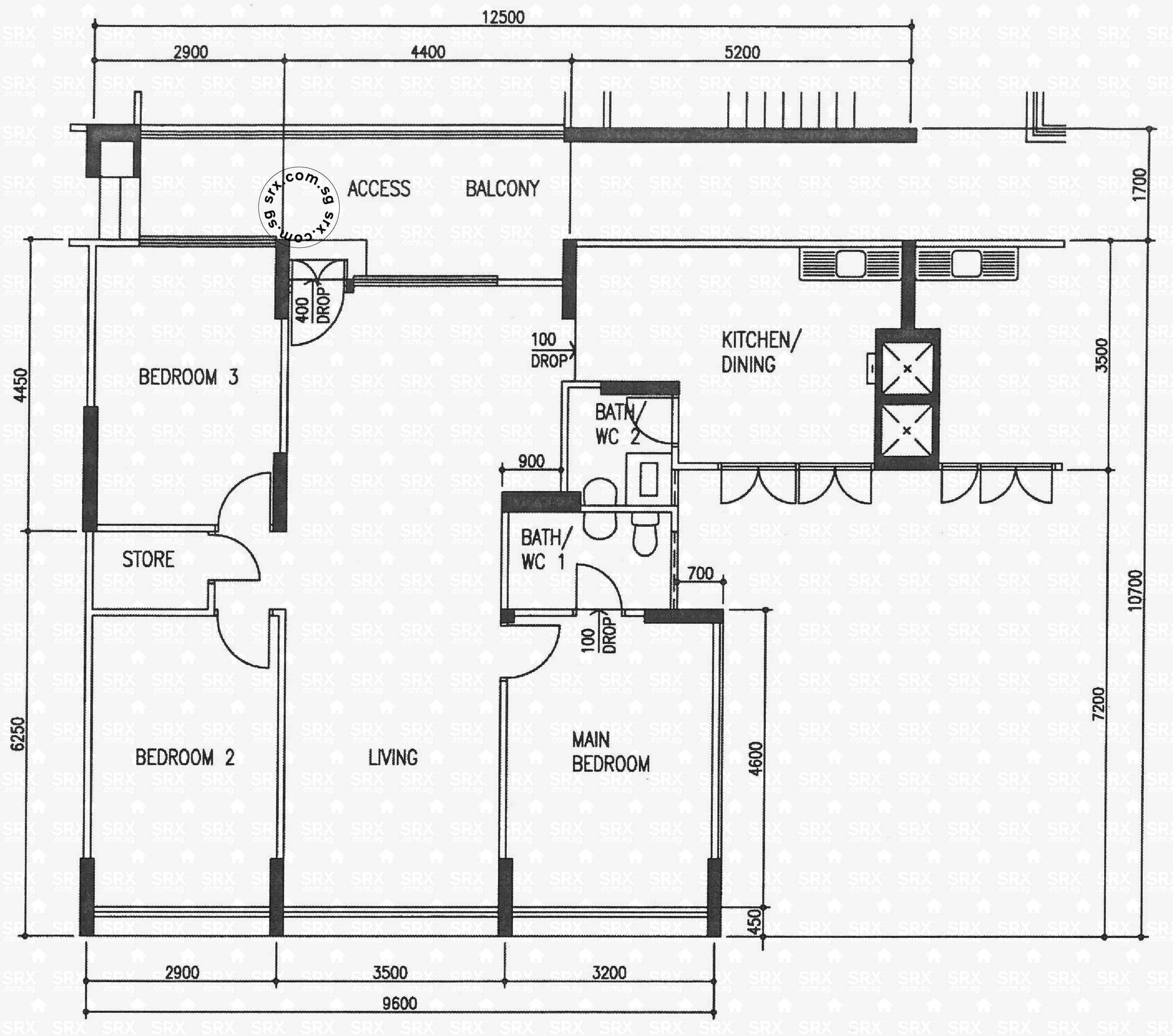 Floor Plans for Bukit Batok West Avenue 8 HDB Details | SRX Property