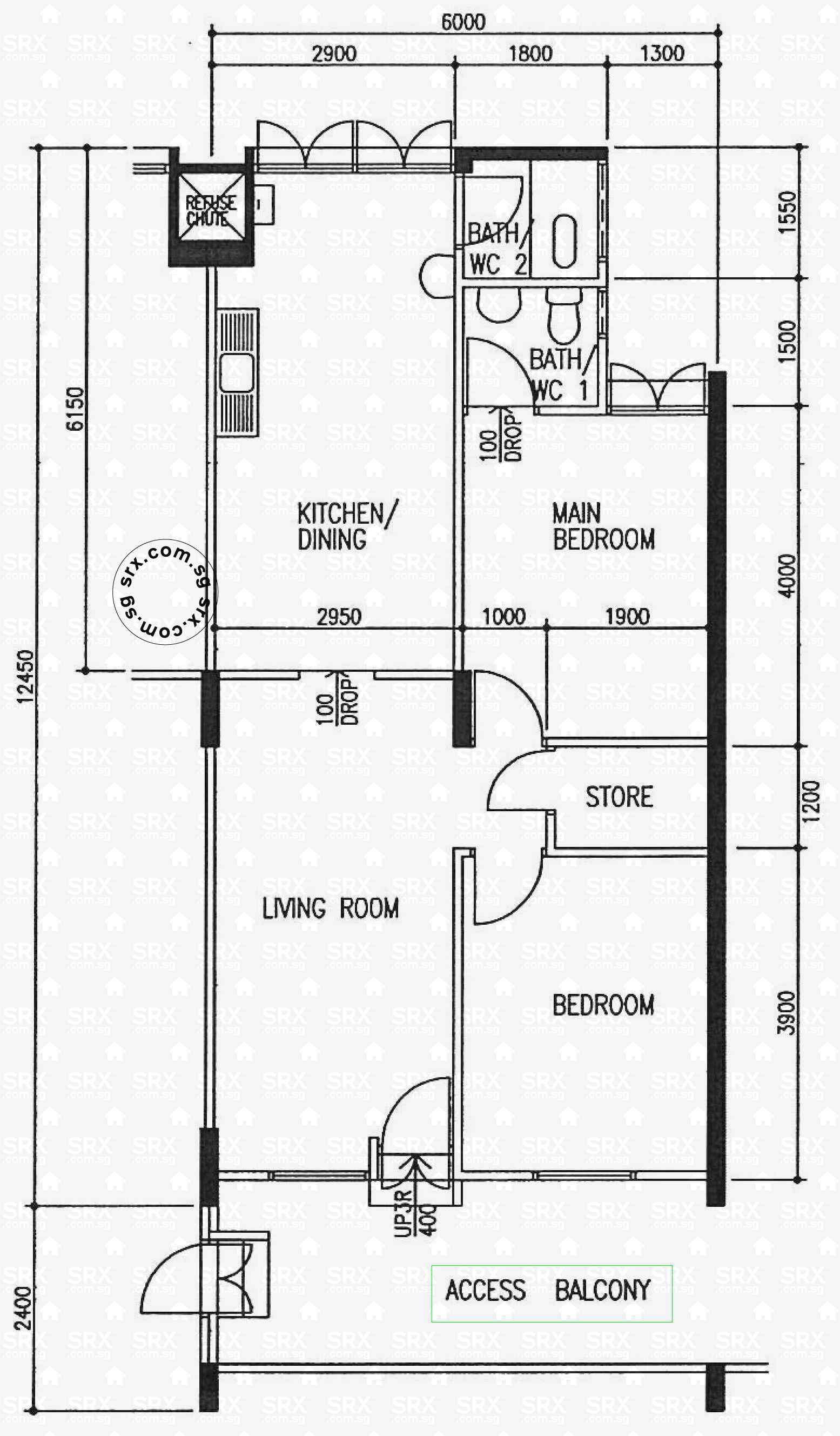 Floor Plans for Jalan Bukit Merah HDB Details | SRX Property