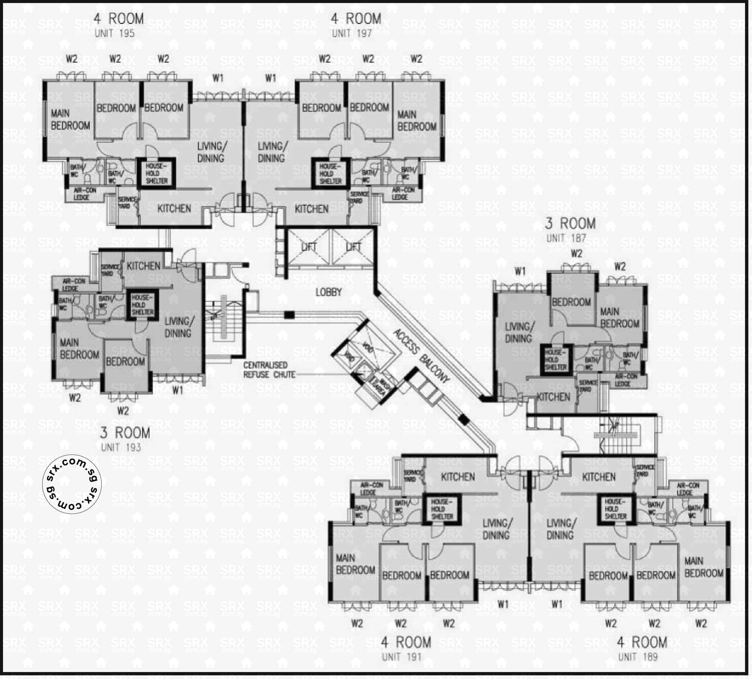 Floor Plans for Segar Road HDB Details | SRX Property