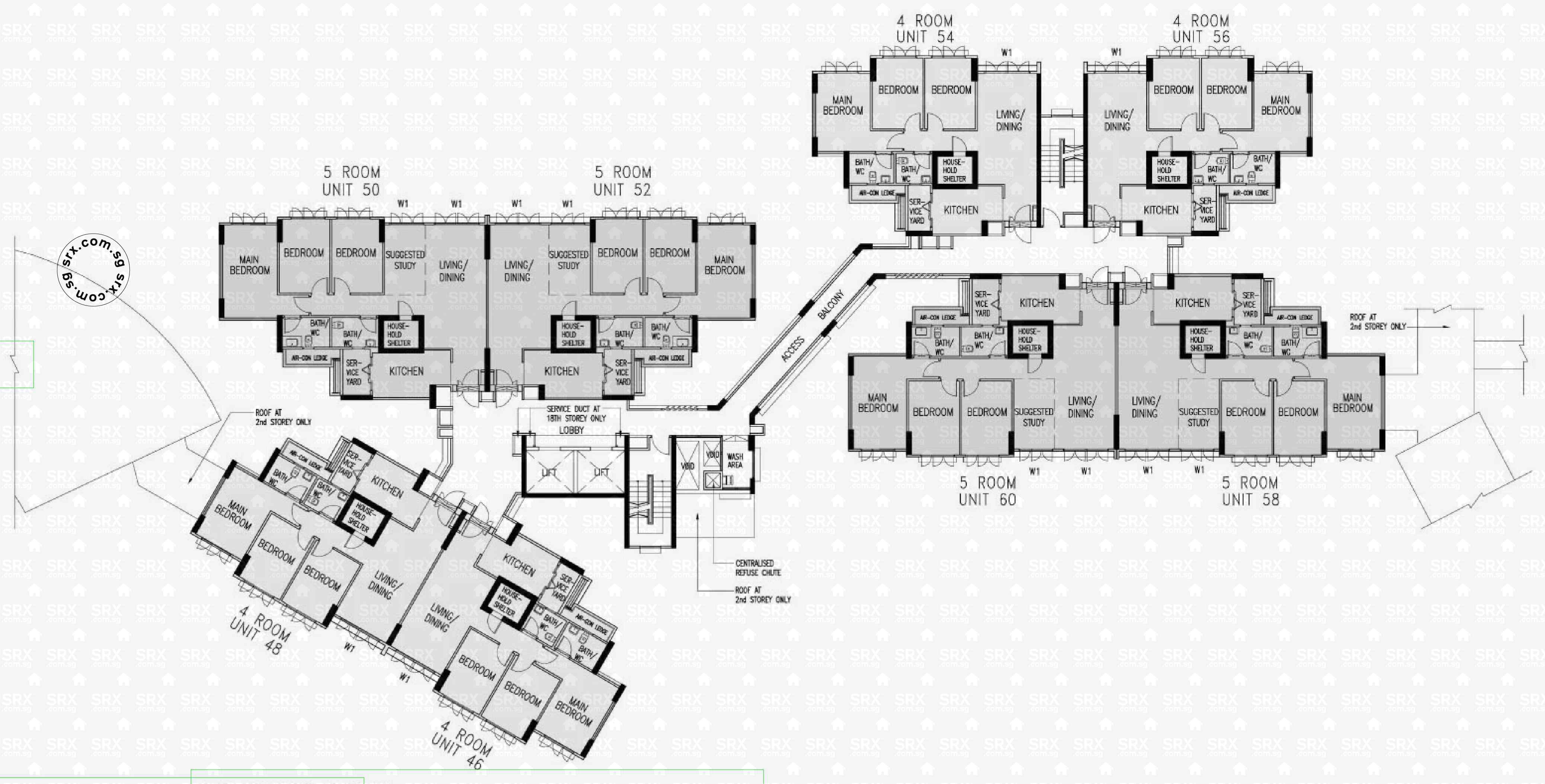 Floor Plans for Fajar Road HDB Details | SRX Property