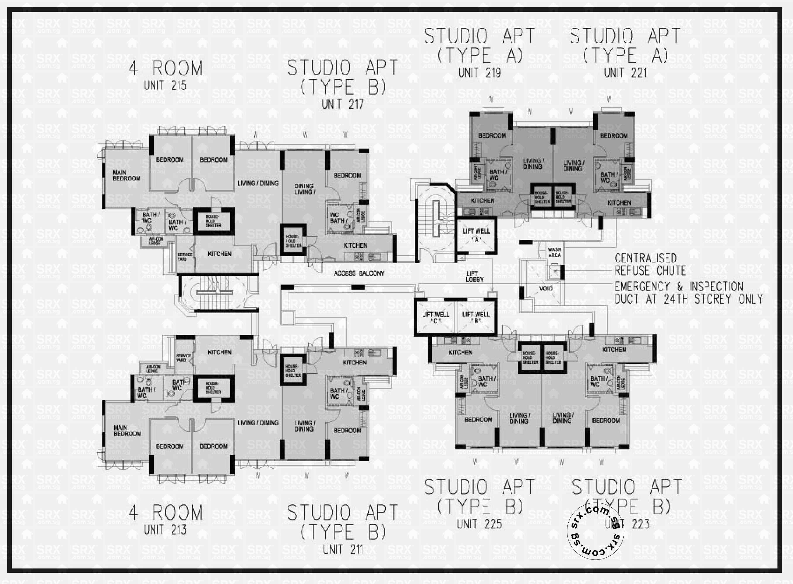 Floor Plans for Senja Road HDB Details | SRX Property