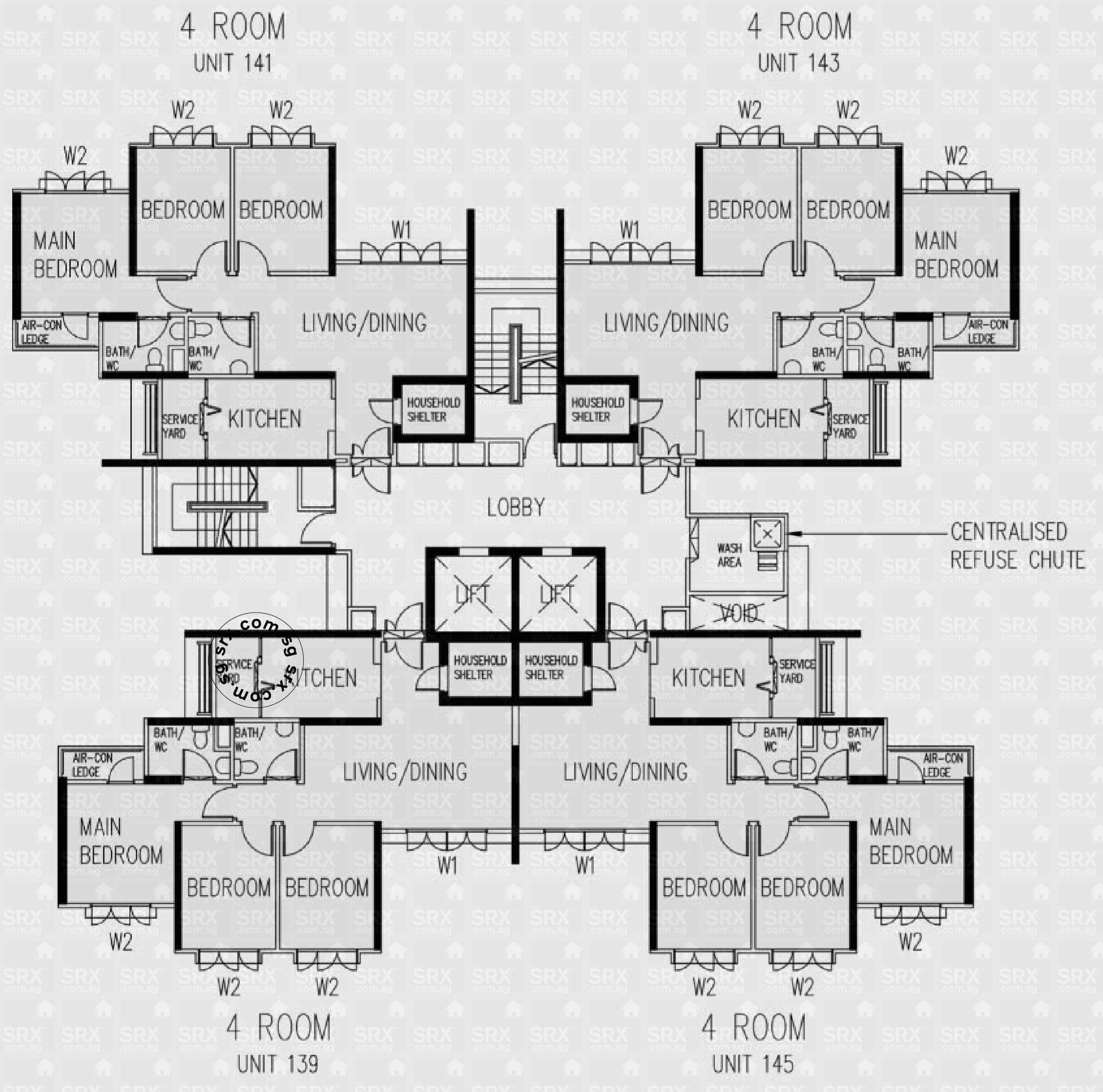 Floor Plans for 633C Senja Road (S)673633 HDB Details | SRX Property