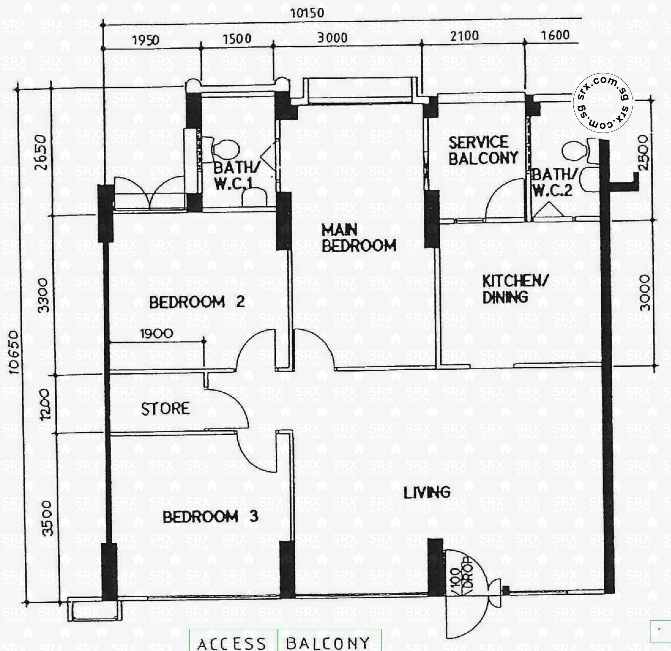 Floor Plans for Petir Road HDB Details | SRX Property