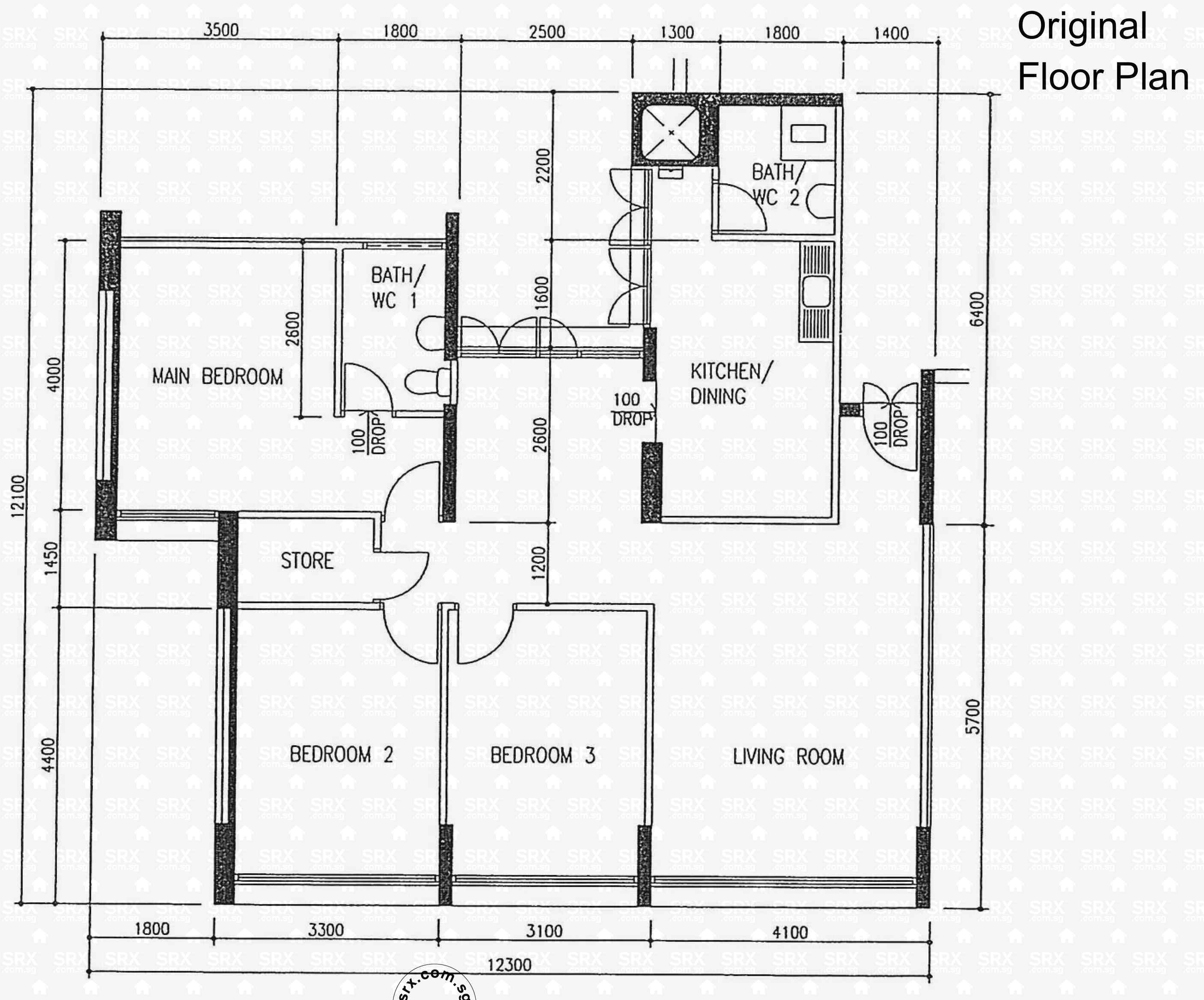 Floor Plans for 642 Rowell Road (S)200642 HDB Details | SRX Property