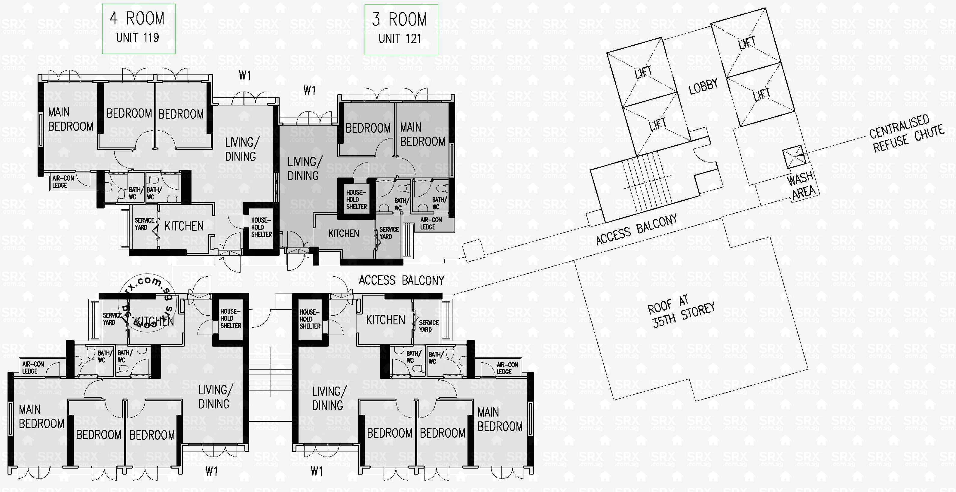 Floor Plans for 10B Bendemeer Road (S)332010 HDB Details | SRX Property