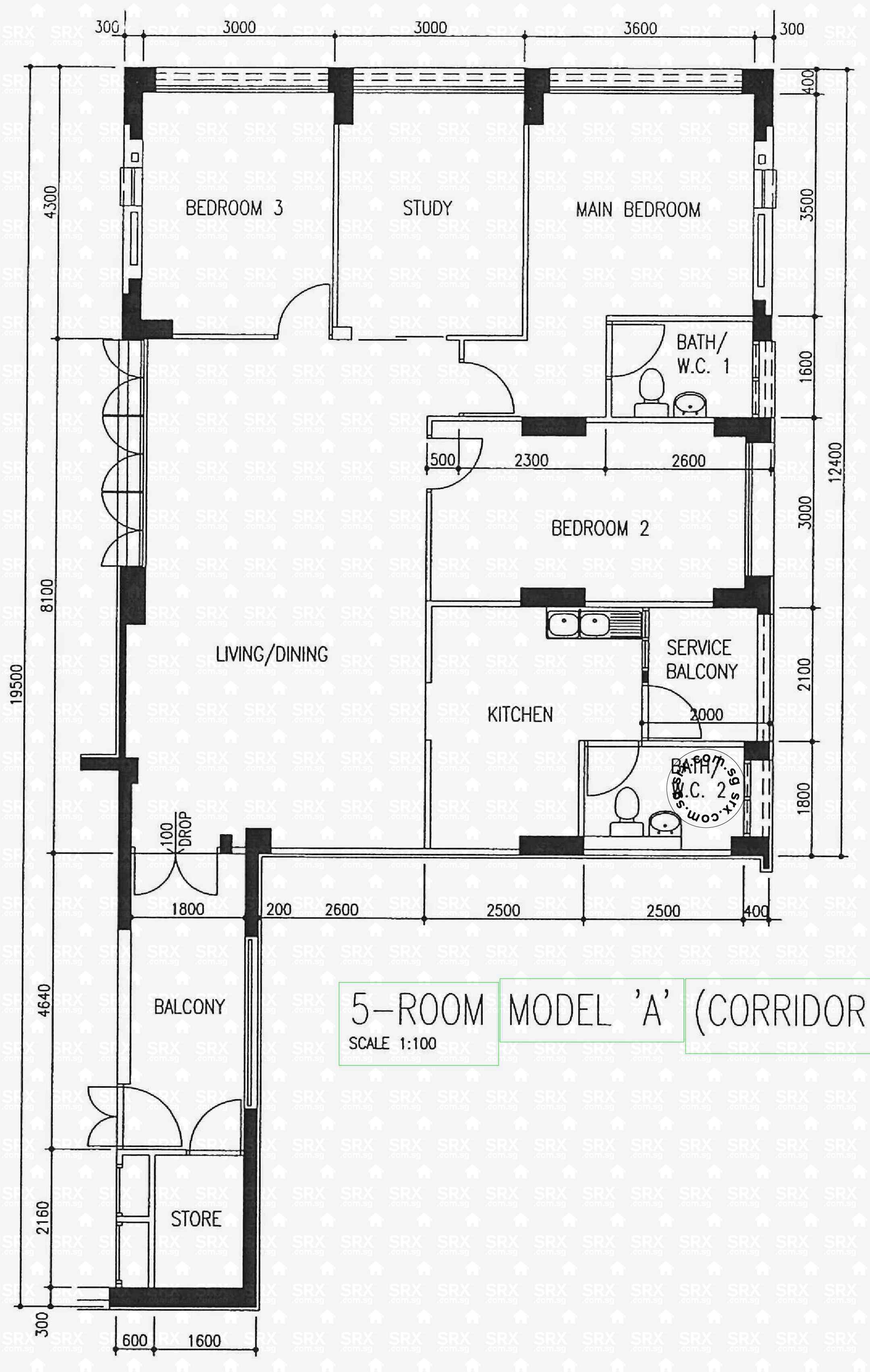 Floor Plans for Pasir Ris Street 71 HDB Details | SRX Property