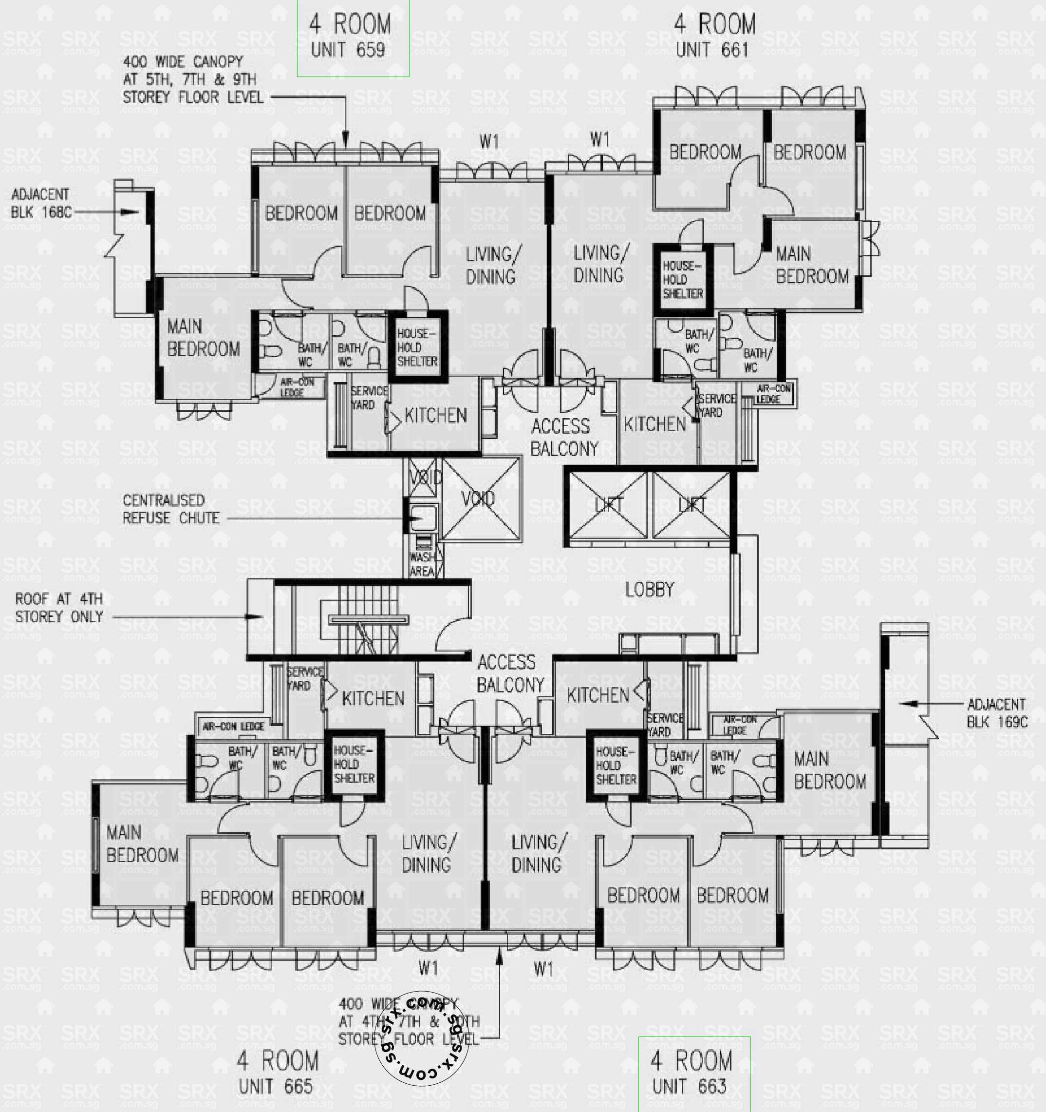 Floor Plans for 168D Punggol Field (S)824168 HDB Details | SRX Property