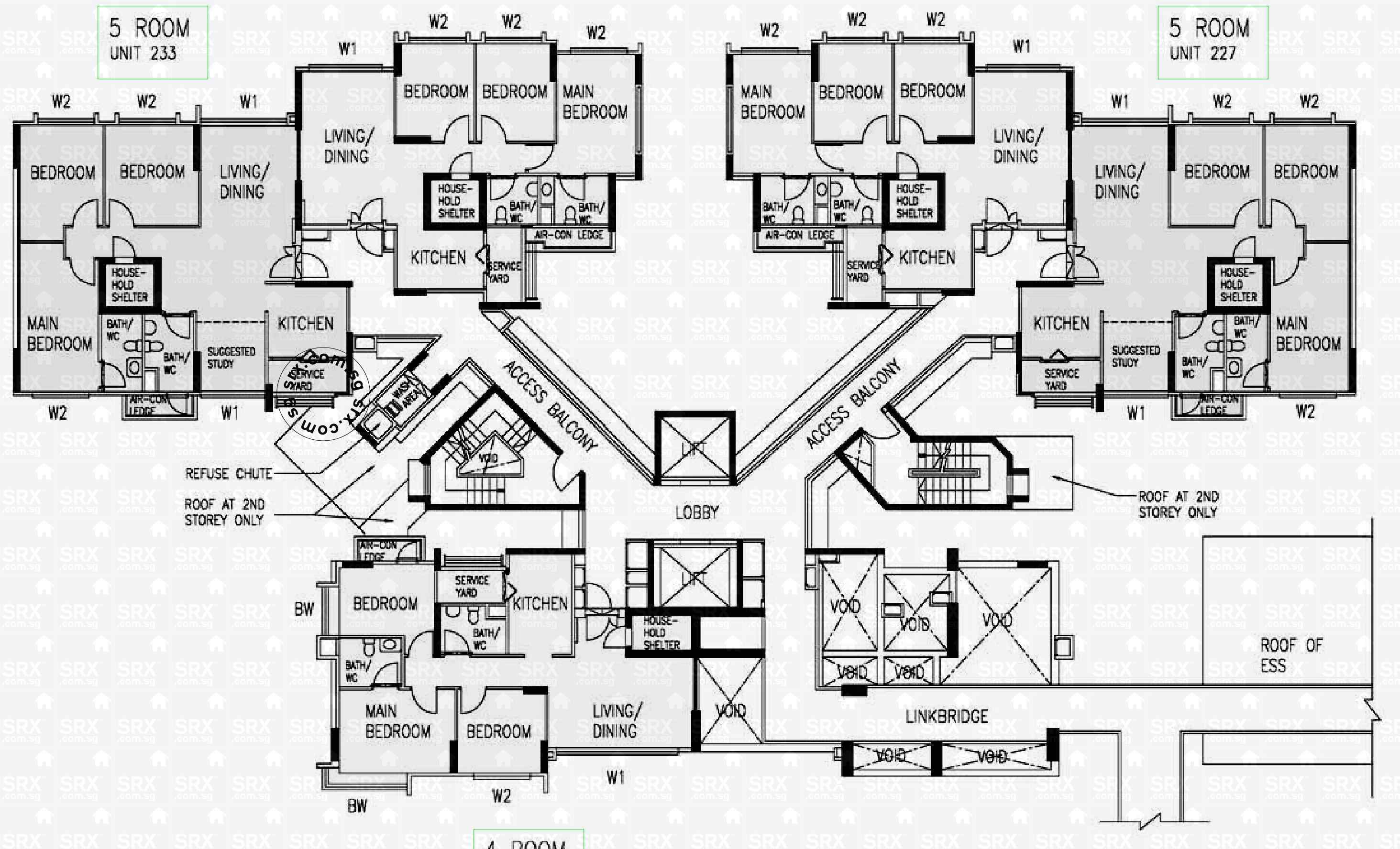 Floor Plans for Punggol Field HDB Details | SRX Property