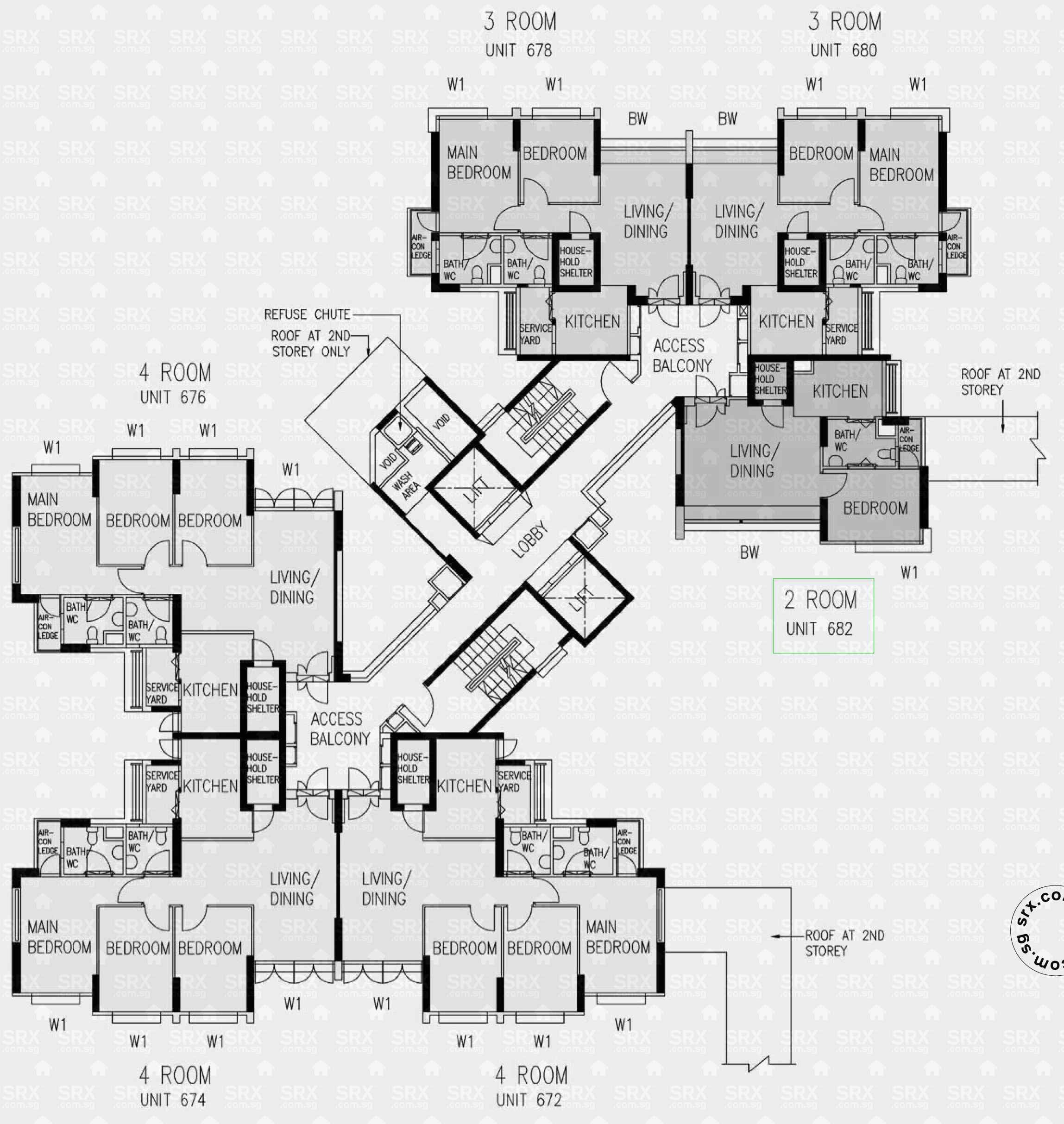 Floor Plans for Punggol Central HDB Details | SRX Property