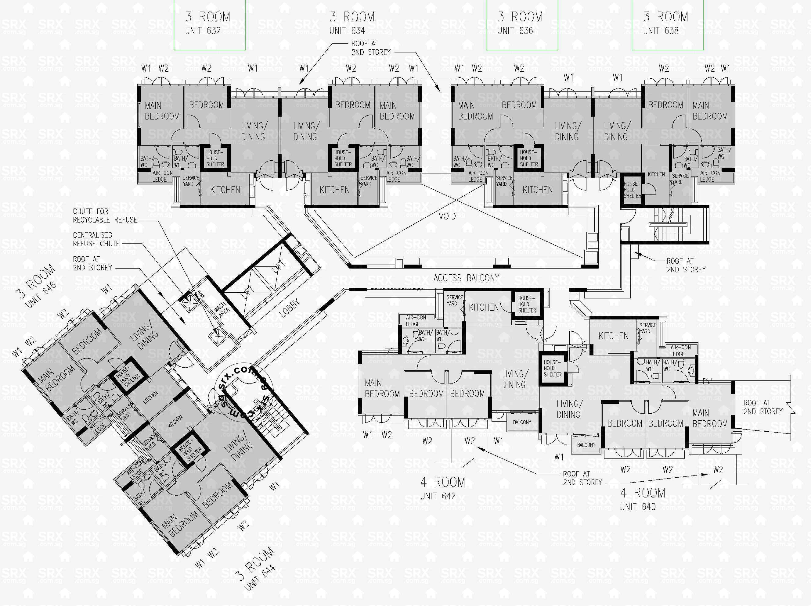 Floor Plans for 670C Edgefield Plains (S)823670 HDB Details | SRX Property