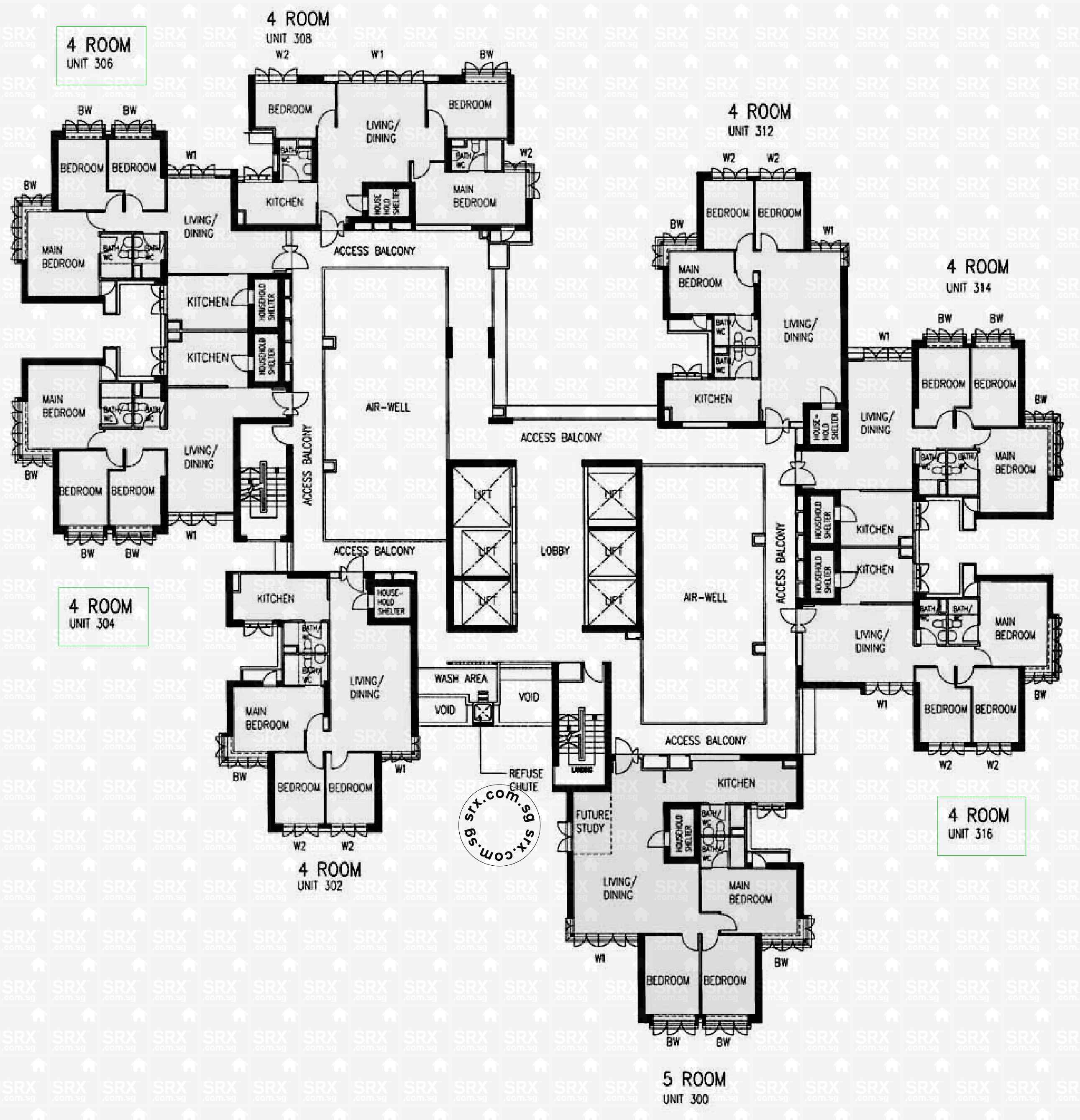 Floor Plans for 91 Tanglin Halt Road (S)142091 HDB Details | SRX Property