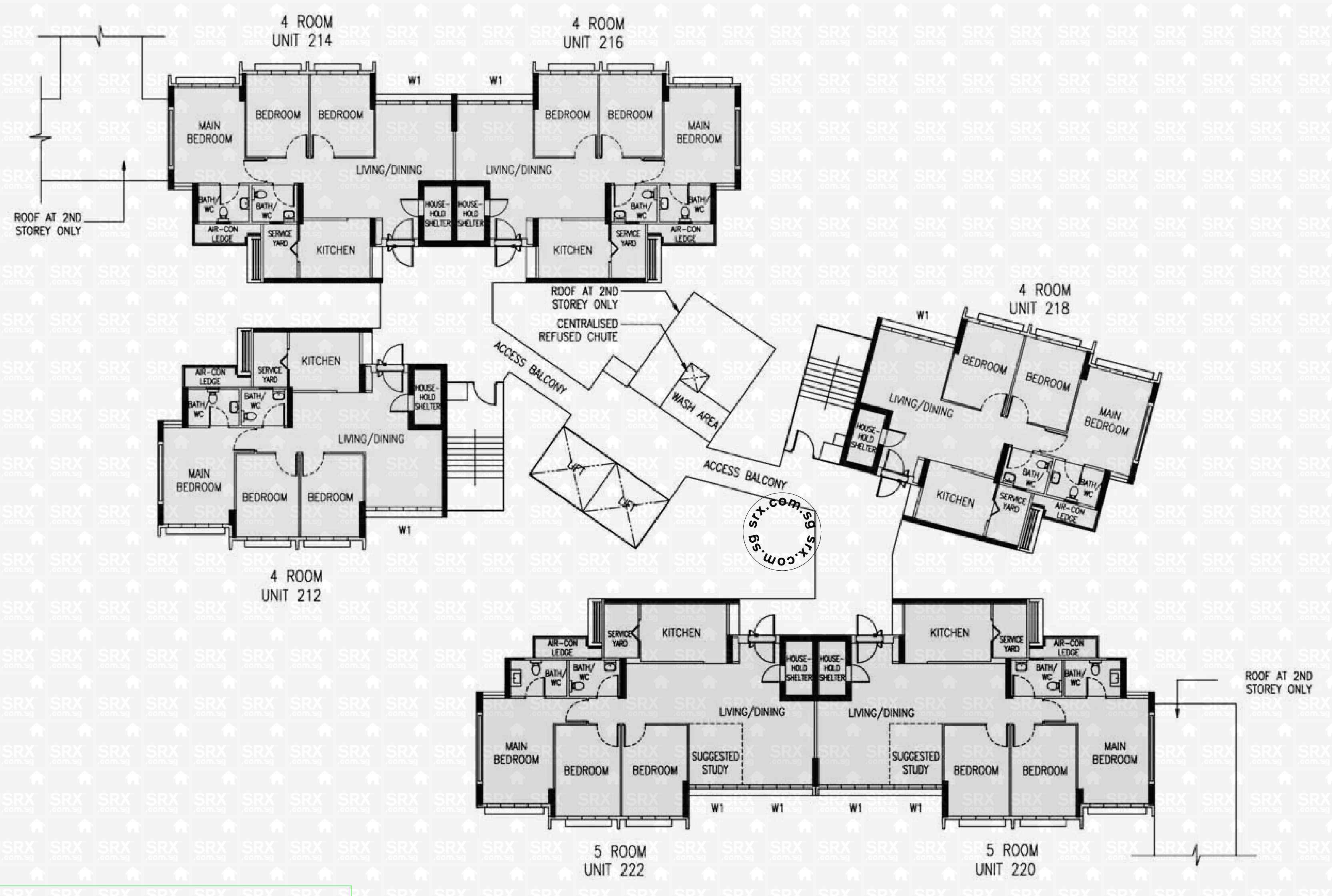 Floor Plans for Rivervale Crescent HDB Details | SRX Property