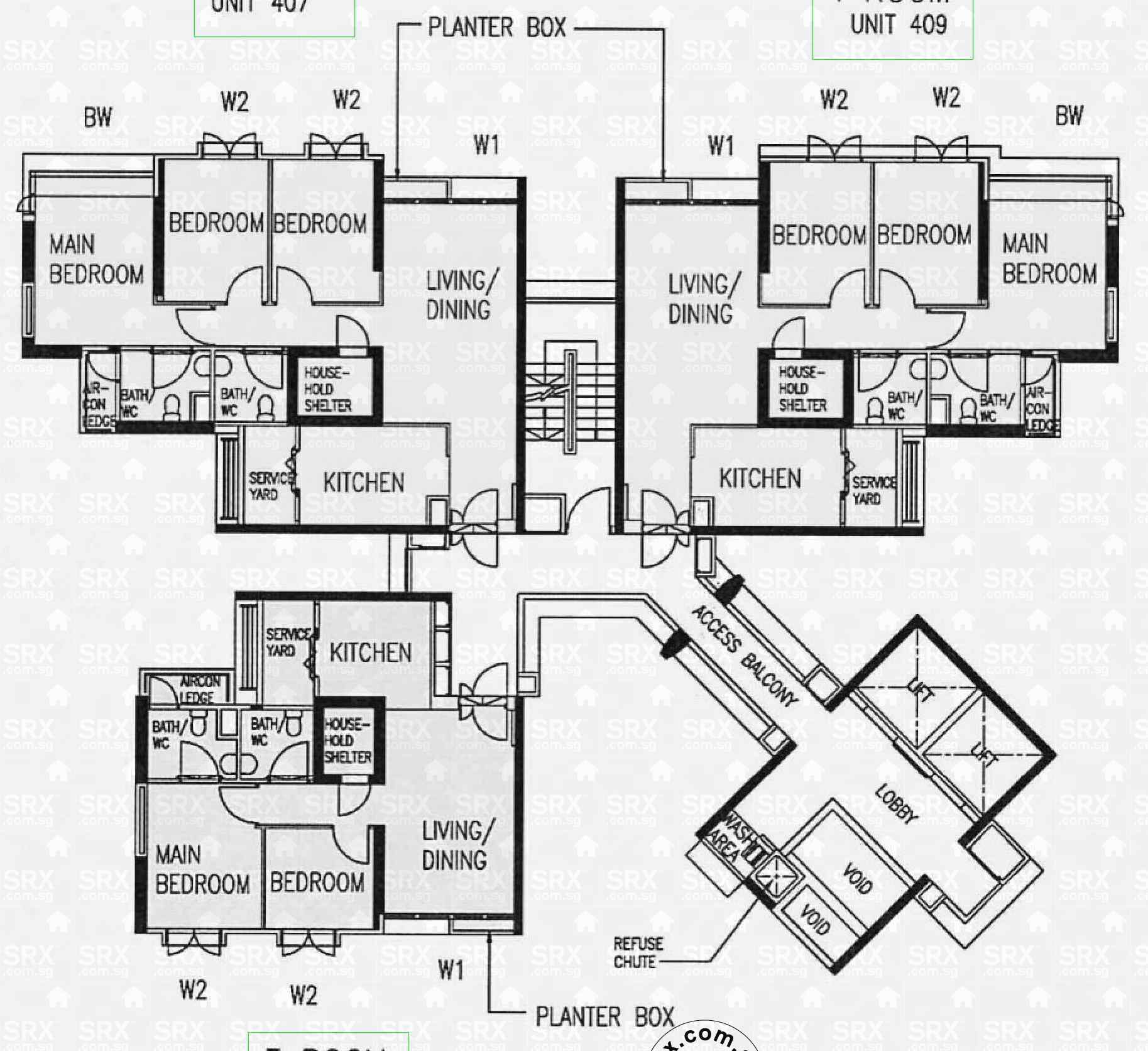 Floor Plans for Fernvale Road HDB Details | SRX Property