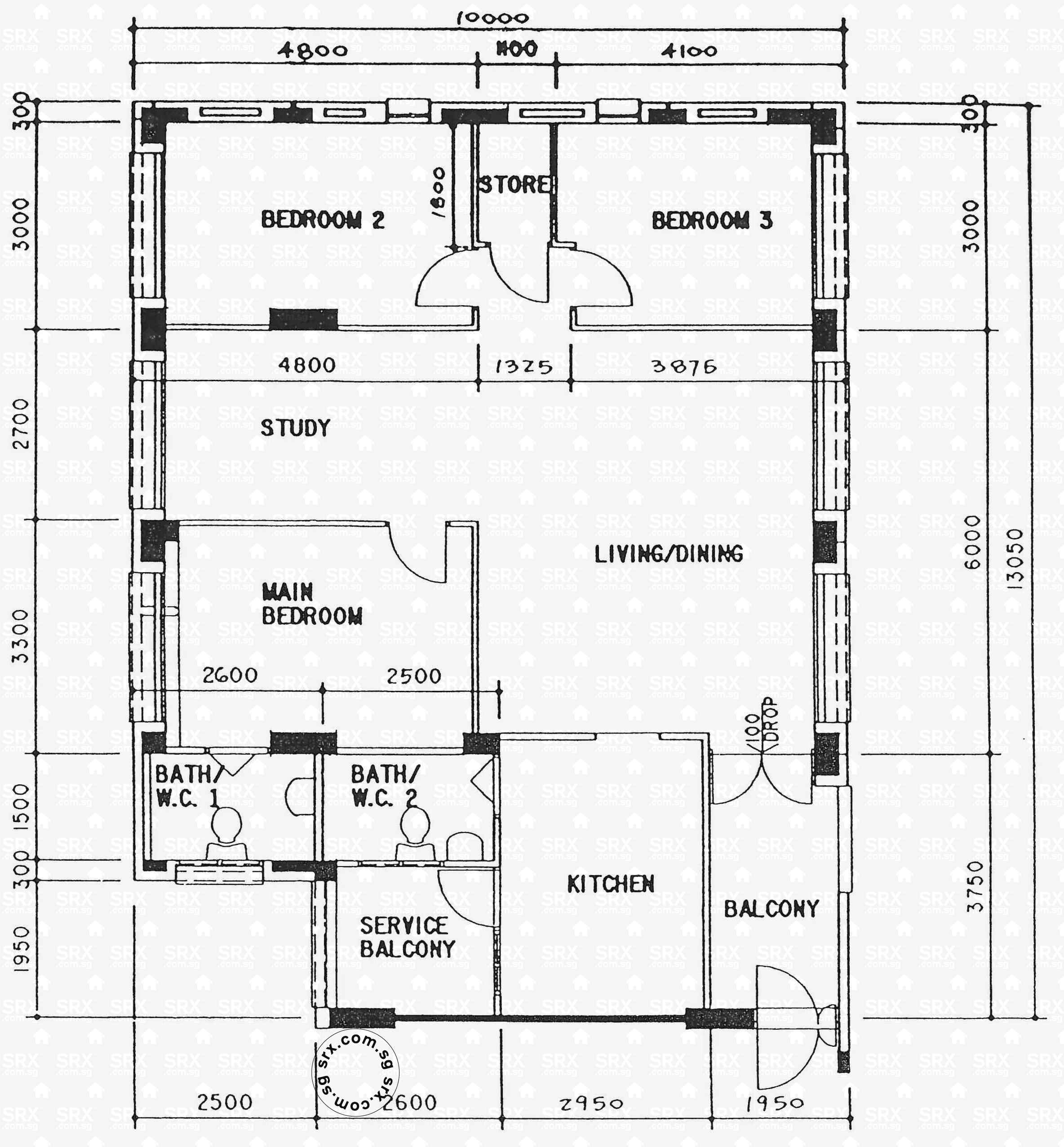 Floor Plans for 757 Woodlands Avenue 4 (S)730757 HDB Details | SRX Property