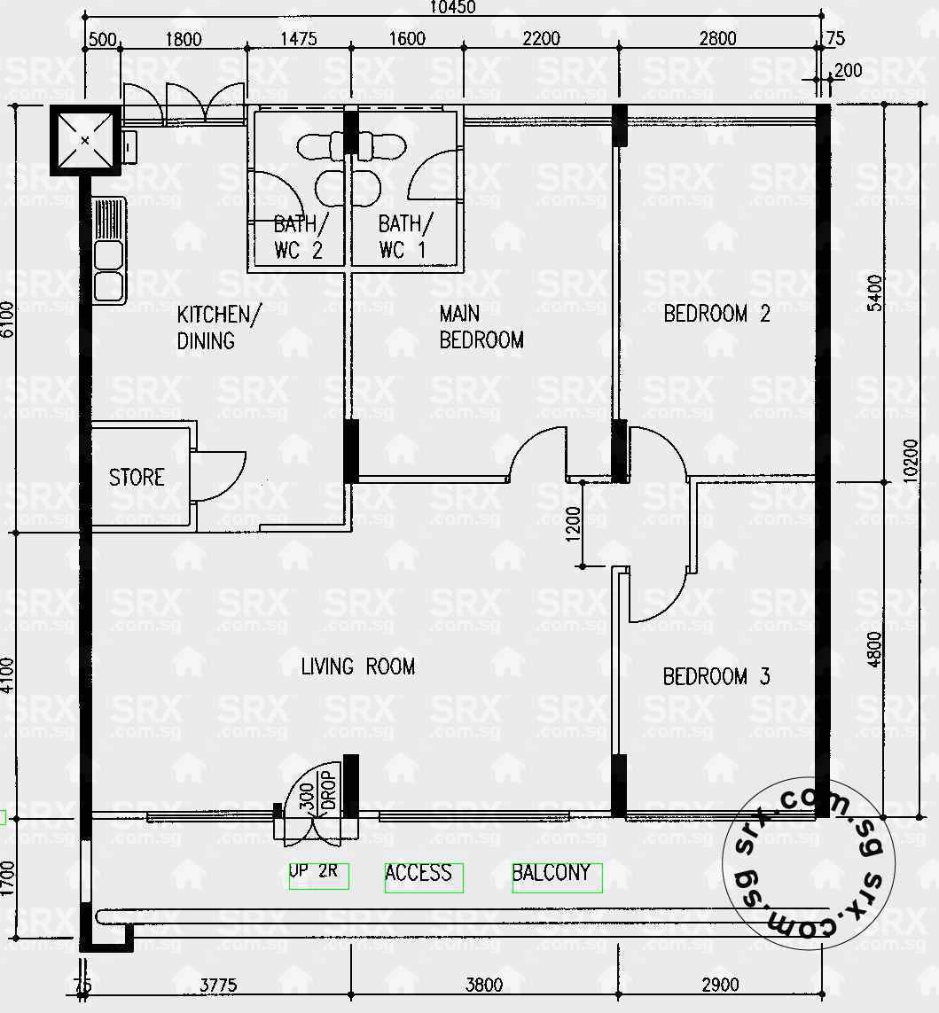 Floor Plans for Yishun Street 81 HDB Details | SRX Property