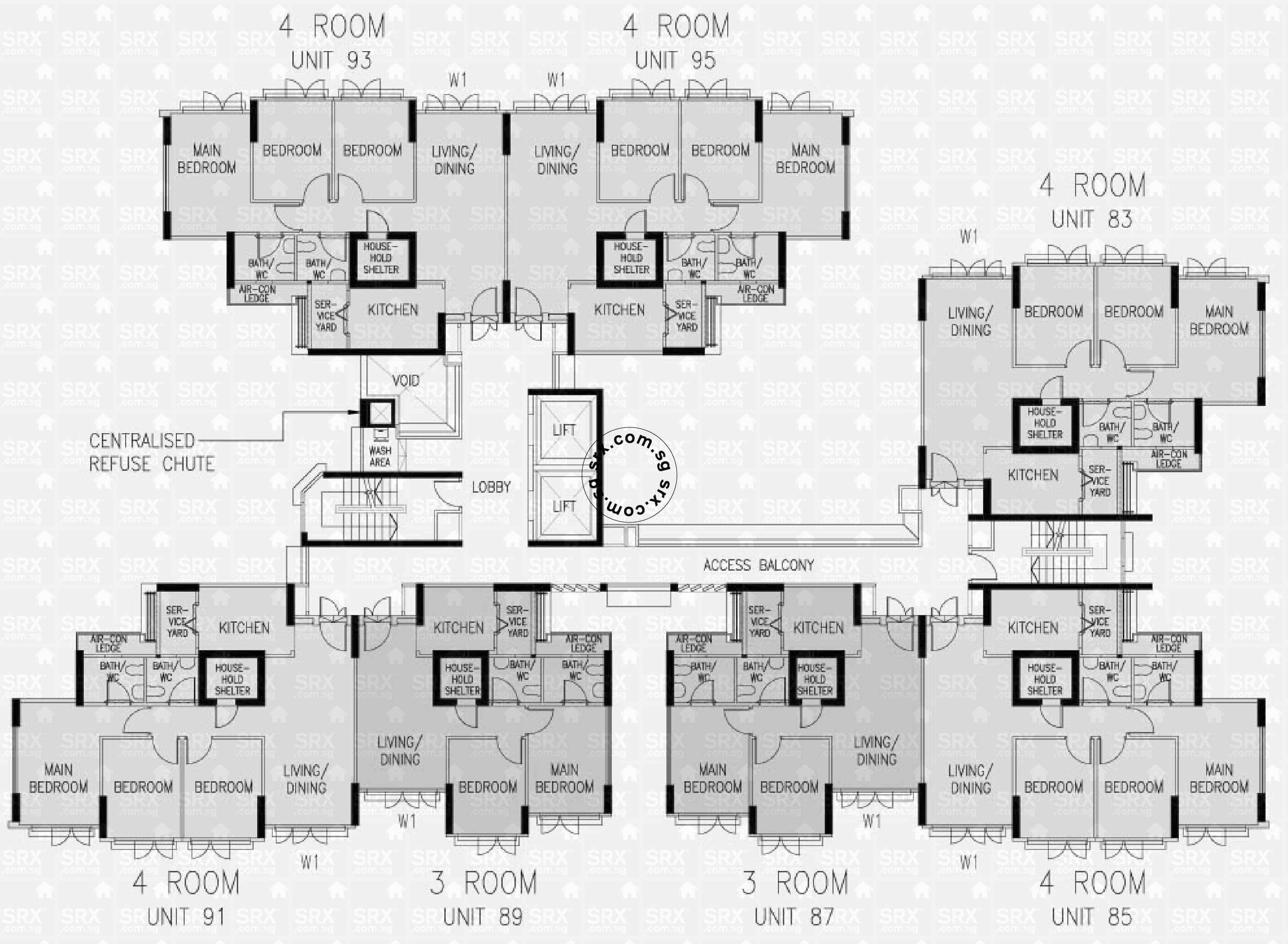 Floor Plans for Yishun Street 31 HDB Details | SRX Property