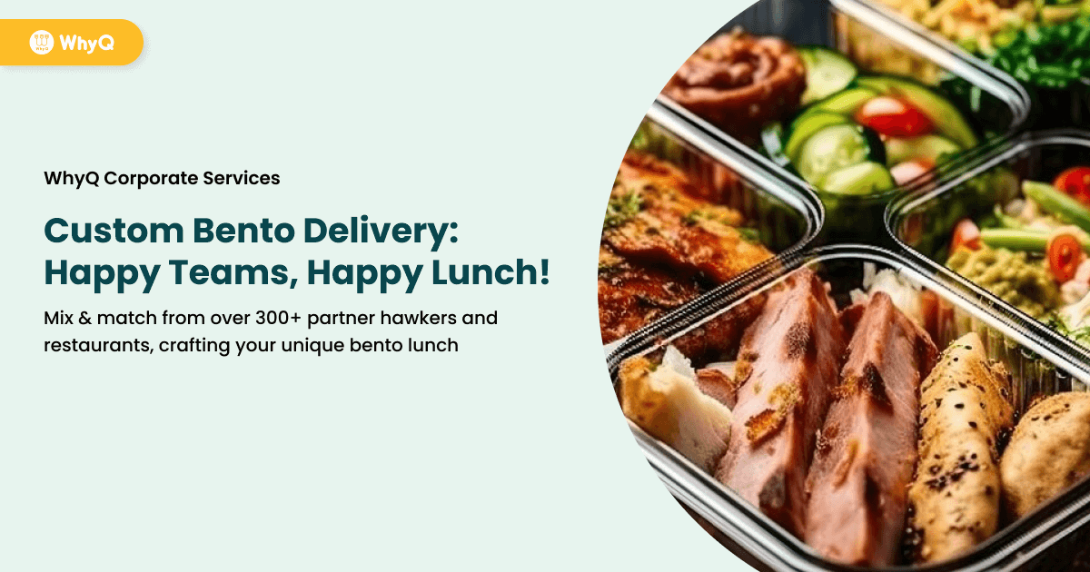 Corporate Bento Catering | Bento Box Delivery Singapore | WhyQ