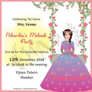 Create Free Traditional Genda Phool Invitation - Wish N Wed