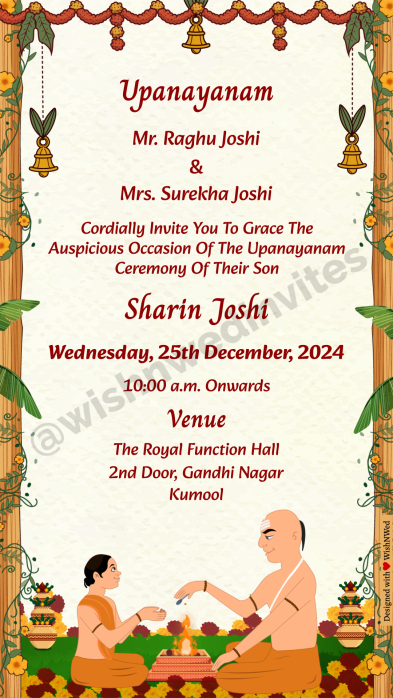 Create Annaprashan Invitation Video Online in 15 min - Wish N Wed