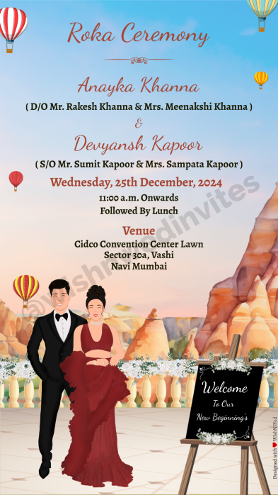 Half Saree Function Invitation Card Templates | Langa Voni E Card ...