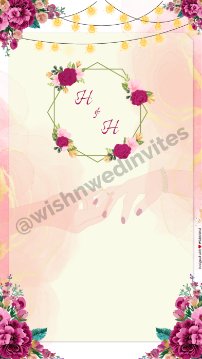 Create Roka Ceremony Invitation Video Online - Wish N Wed