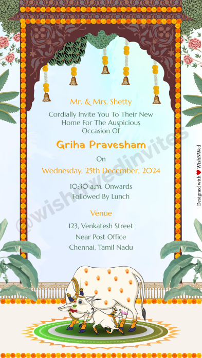 Editable Navratri Garba Invitation Video Template - Wish N Wed