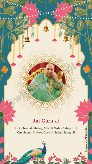 Editable Guruji Satsang Invitation Templates - Wish N Wed