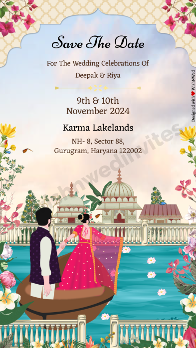 Editable Jain Wedding Invitation Card Video Template - Wish N Wed