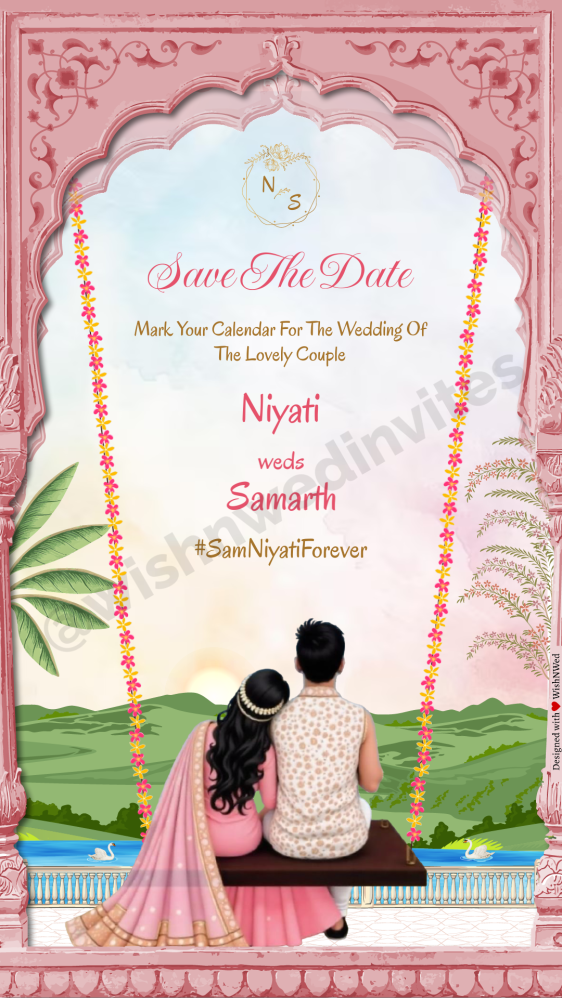 Engagement & Ring Ceremony Video Invitation Maker - Wish N Wed