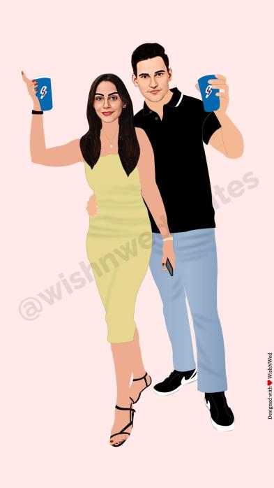 Couple Caricature Maker AI - Wish N Wed Wedding Caricature Maker