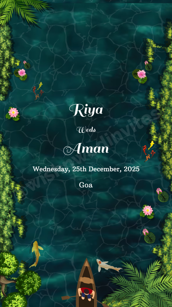 Muslim Wedding Video Invitation Maker Nikaah & Walima, Rukhsati Invites ...