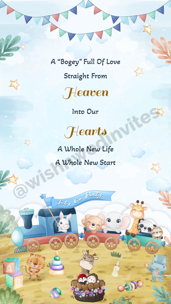 Pregnancy & Baby Announcement Video Invitations - Wish N Wed
