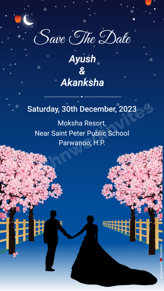 Engagement & Ring Ceremony Video Invitation Maker - Wish N Wed