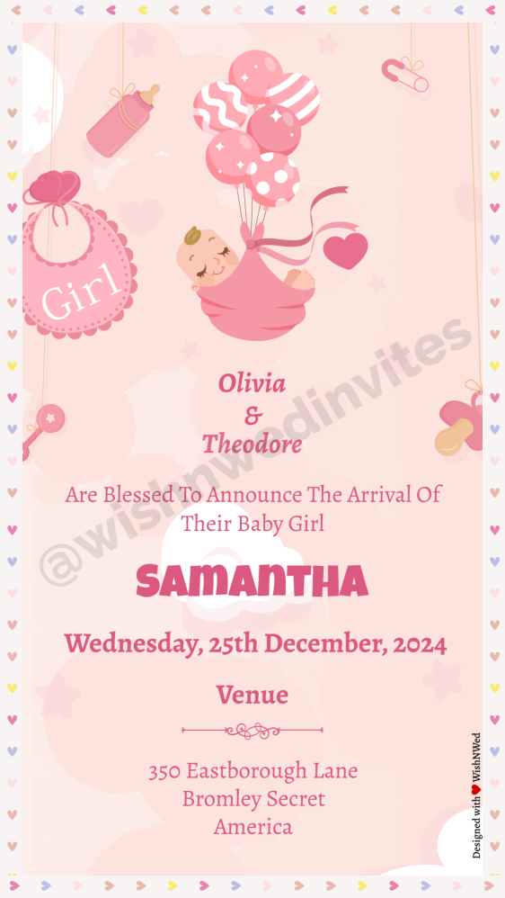 Pregnancy & Baby Announcement Video Invitations - Wish N Wed