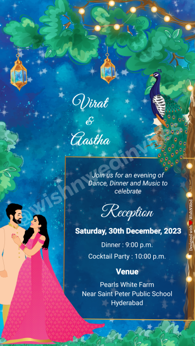 Ready to Download Mayra Video Invitation - Wish N Wed