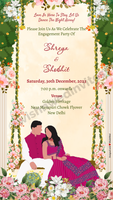 Dhund Invitation Card Video Template - Wish N Wed