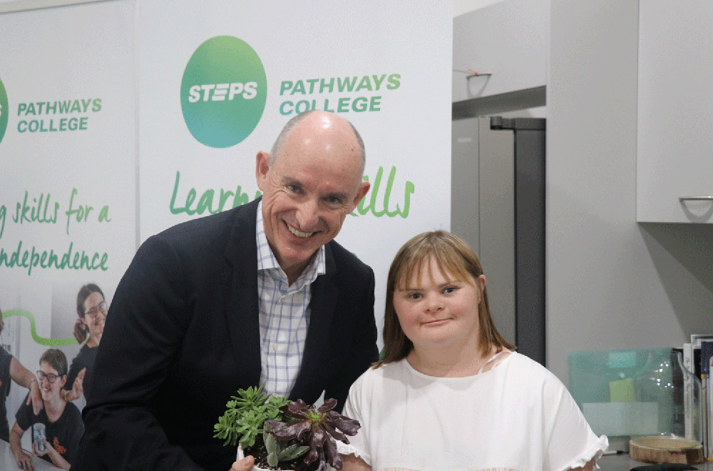 STEPS Pathways College extension opens - Freedom2Live