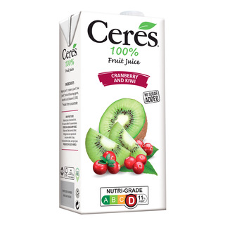 Ceres 100% Juice Blend Packet Drink - Cranberry and Kiwi