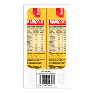 Marigold Packet Drink - Lemon Barley (Less Sweet)
