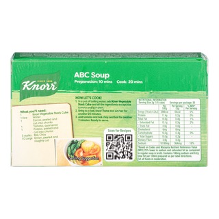 Knorr Stock Cubes Vegetable 60g Fairprice Singapore