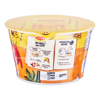 Maggi Hot Mealz Instant Bowl Noodles - Curry Chicken